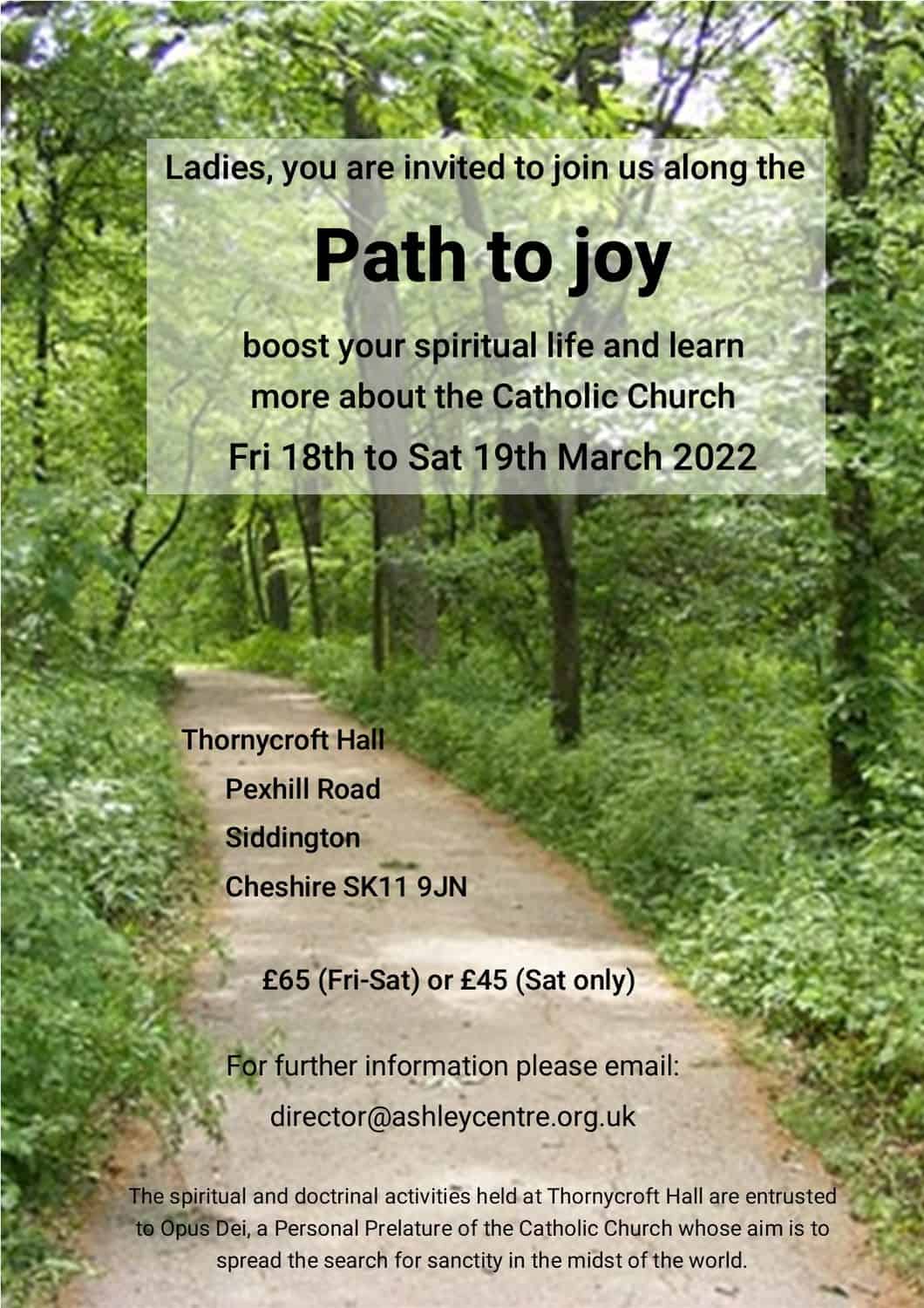 Path to joy for women | Thornycroft Hall